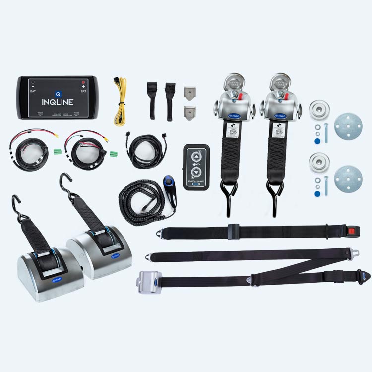 Q'Straint Incline Securement Kit with QRT Deluxe Retractors and Belt C