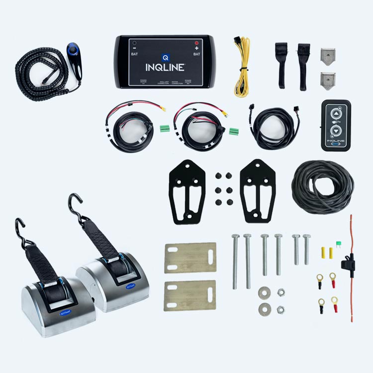 Q'Straint Incline Securement Kit with QRT Deluxe Retractors and Belt C