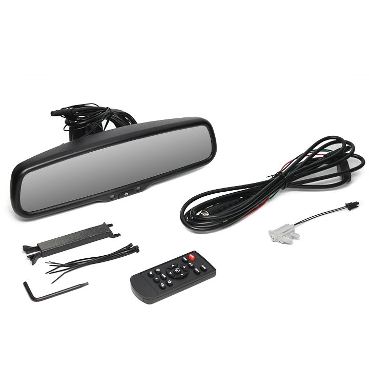 G-SERIES Rear View Replacement Mirror Monitor with Compass and Tempera